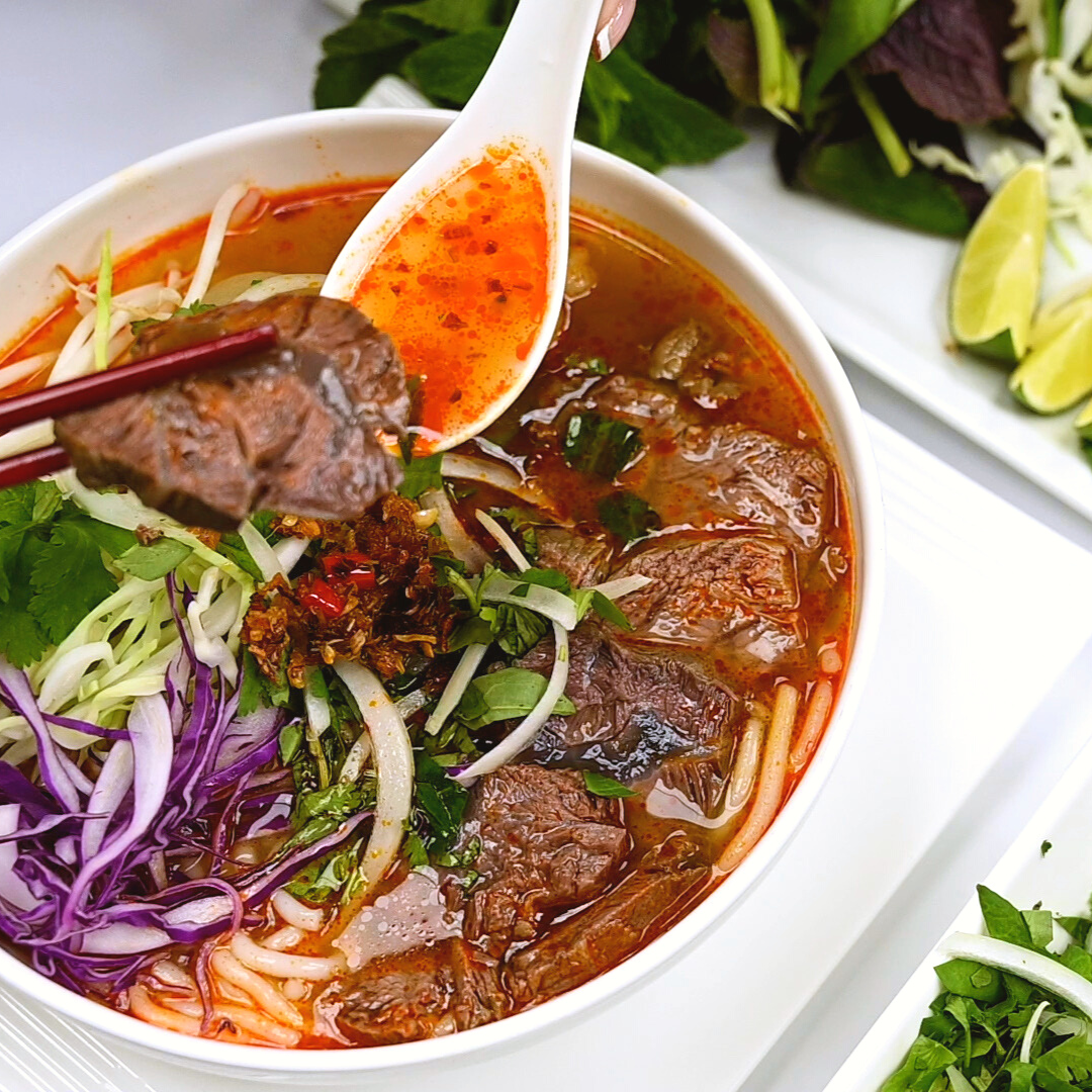 "Hue" Style Beef Flavored Soup Base (Cốt Bún Bò Huế Brand) - Quốc Việt ...