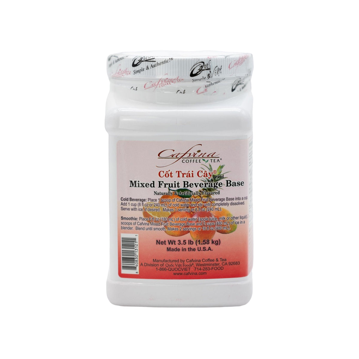 Mixed Fruit Beverage Base – Quoc Viet Foods